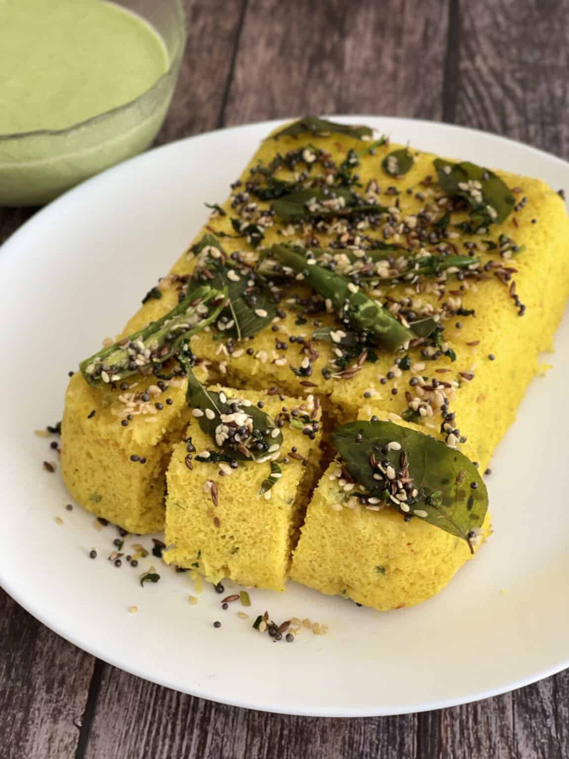 Instant Dhokla (Easy Microwave Dhokla Recipe) — Love Incredible Recipes