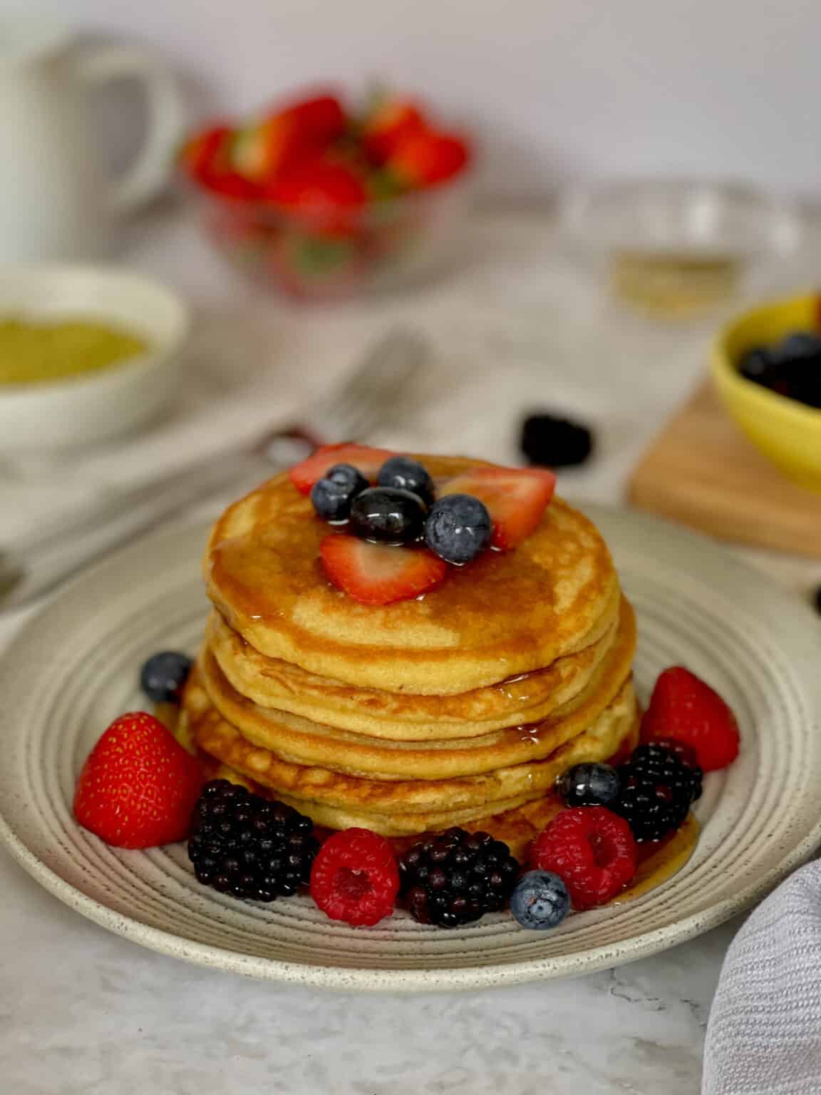 Fluffy Almond Flour Pancakes — Love Incredible Recipes