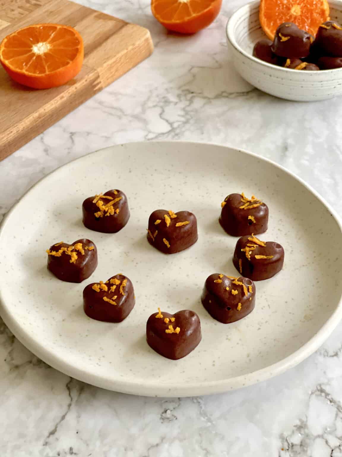 Valentine’s Day Orange Chocolate Hearts — Love Incredible Recipes