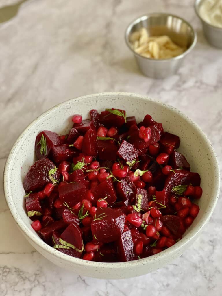 Beetroot Salad with Pomegranate (Best Beet Recipe) — Love Incredible ...