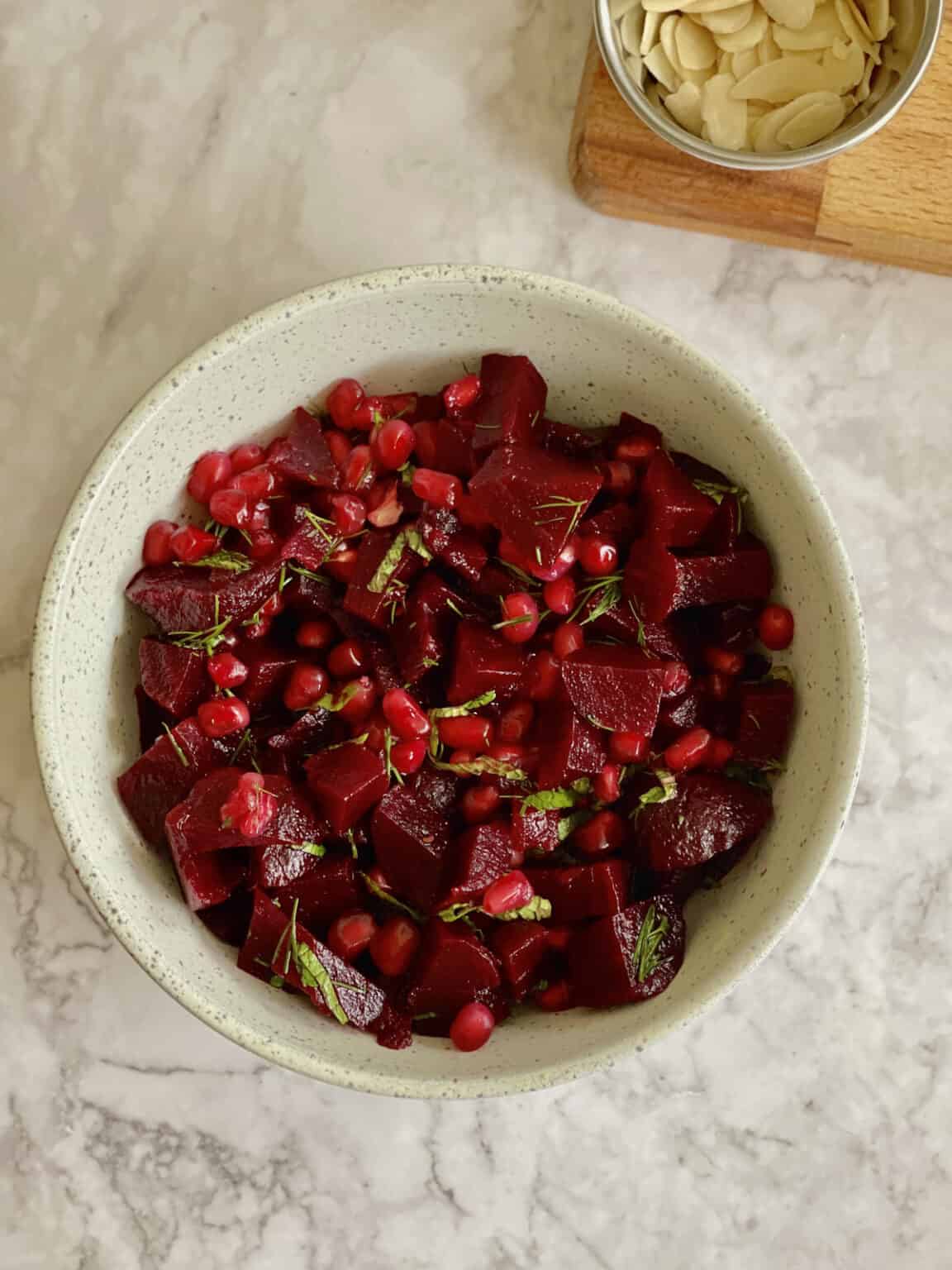 Beetroot Salad with Pomegranate (Best Beet Recipe) — Love Incredible ...