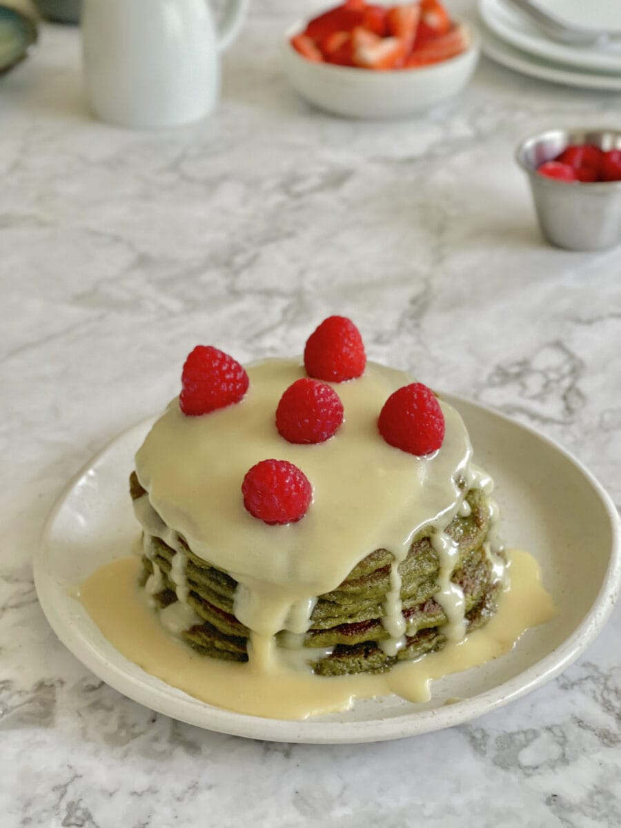 Matcha Pancakes - Green Tea Pancake Recipe (Gluten-Free) — Love ...