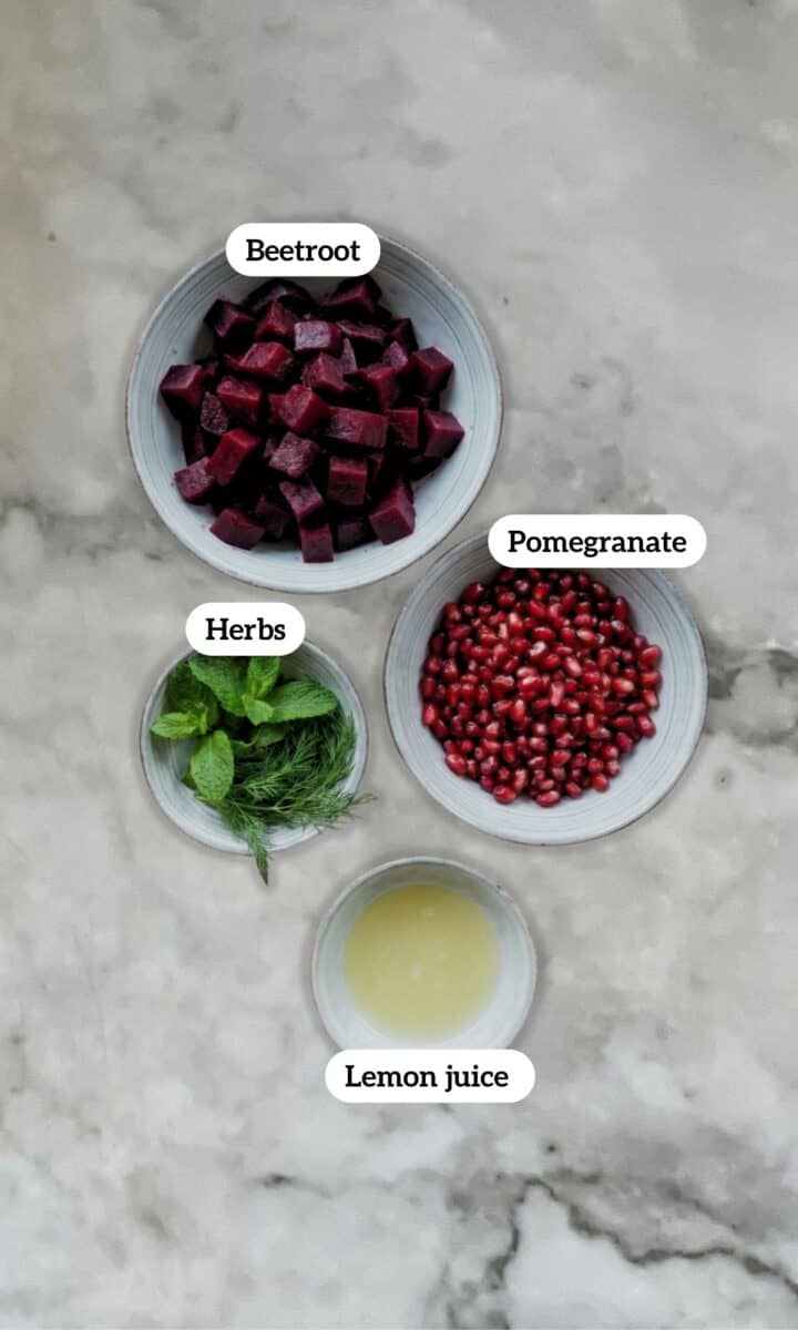 Beetroot Salad with Pomegranate (Best Beet Recipe) — Love Incredible ...